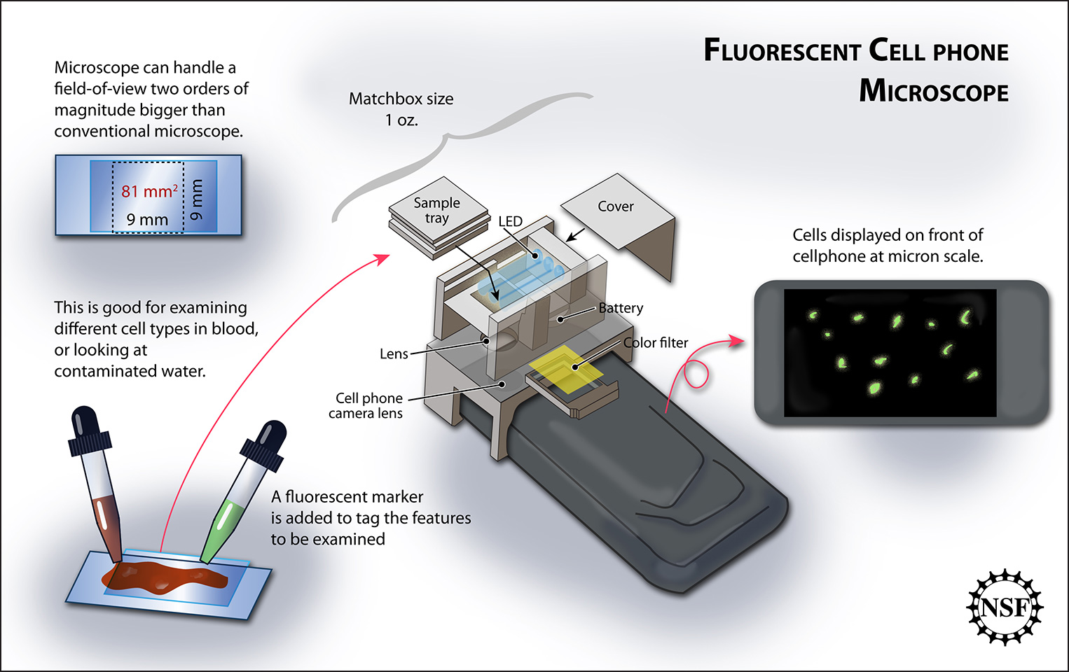 Cell Phone Microscope – Level Five Graphics